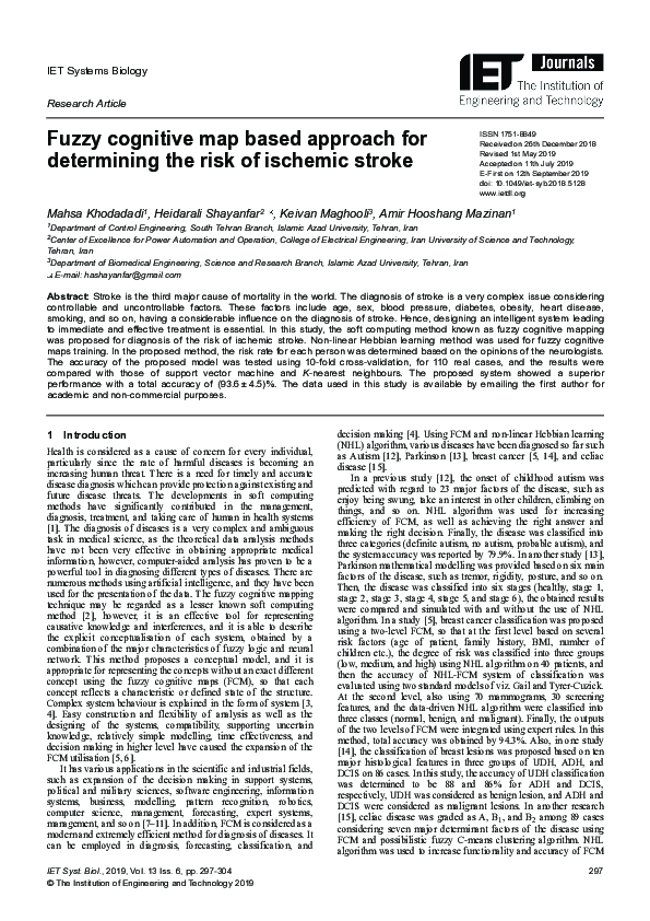 (PDF) Fuzzy cognitive map based approach for determining the risk of ...