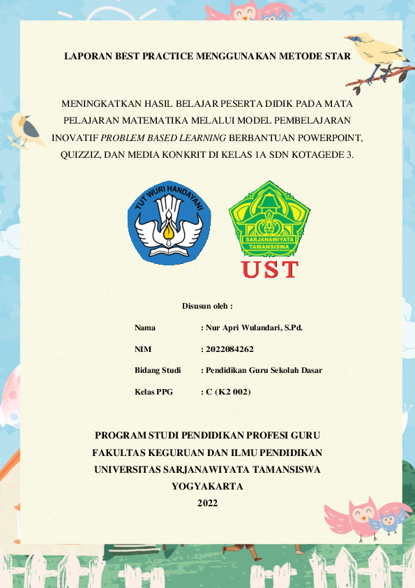 (PDF) LAPORAN BEST PRACTICE MENGGUNAKAN METODE STAR MENINGKATKAN HASIL ...