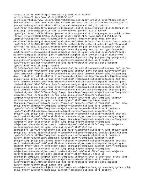 Guest editorial: Applications of virtual reality in autism research ...