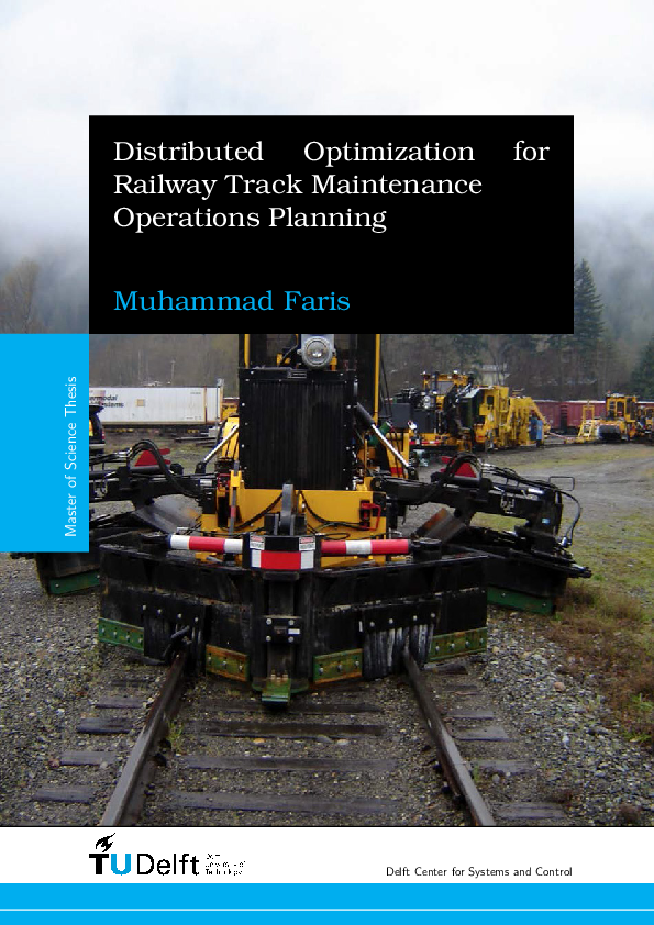(PDF) Distributed Optimization for Railway Track Maintenance Operations ...