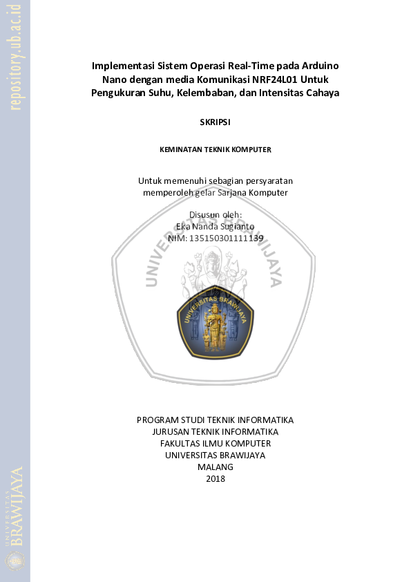 (PDF) Implementasi Sistem Operasi Real-Time pada Arduino Nano dengan ...