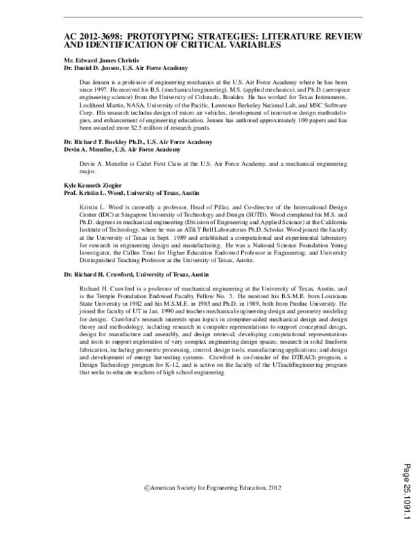 (PDF) Prototyping Strategies: Literature Review and Identification of ...
