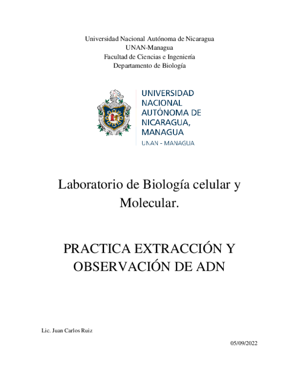(PDF) PRACTICA EXTRACCIÓN Y OBSERVACIÓN DE ADN