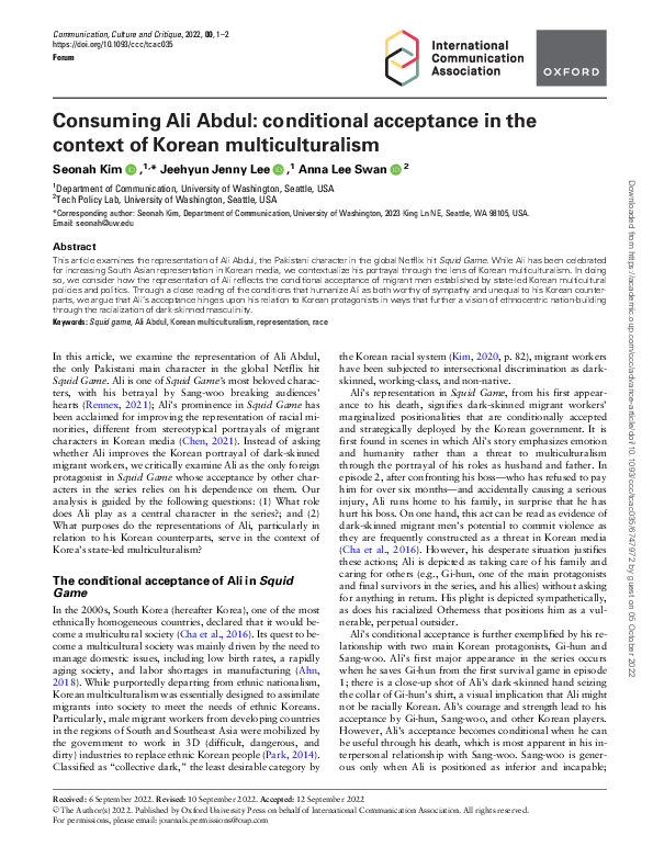 (PDF) Consuming Ali Abdul: conditional acceptance in the context of ...