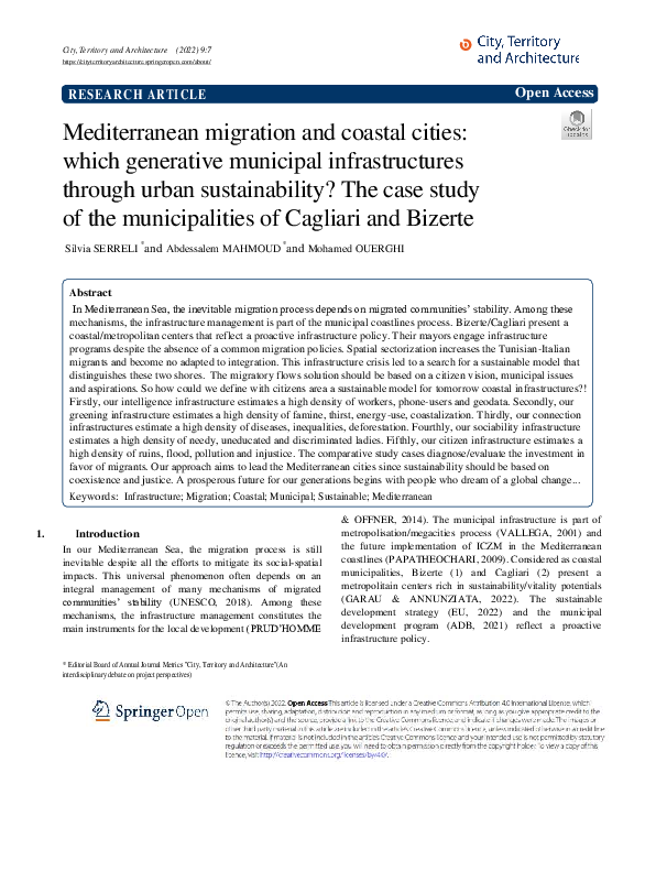 (PDF) Mediterranean migration and coastal cities: which generative ...