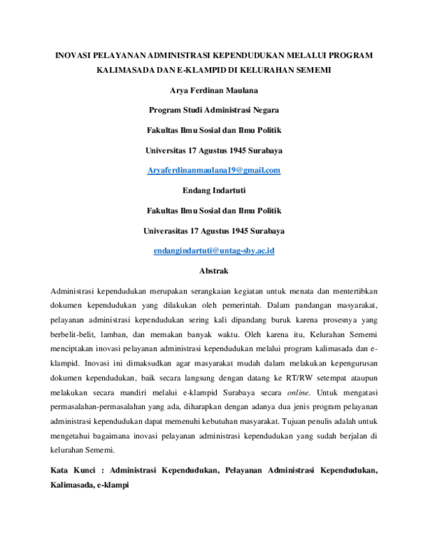 (PDF) INOVASI PELAYANAN ADMINISTRASI KEPENDUDUKAN MELALUI PROGRAM ...