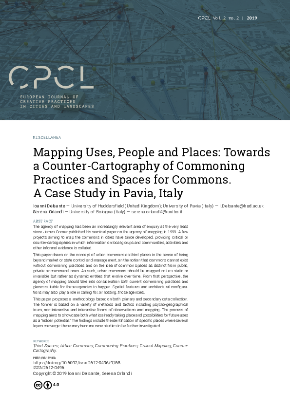 (PDF) Mapping Uses, People and Places: Towards a Counter-Cartography of ...