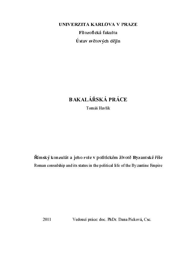 (PDF) Byzantine Roman Consulship (395-641)