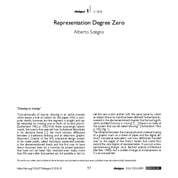 (PDF) Representation Degree Zero