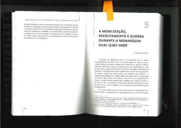(PDF) A mobilização, recrutamento e guerra durante a Monarquia Dual ...