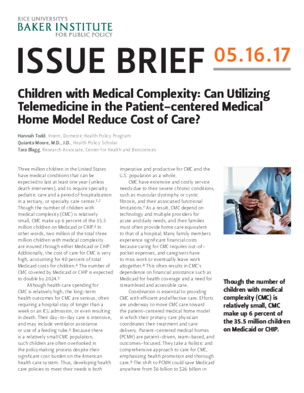 (PDF) Children with Medical Complexity: Can Utilizing Telemedicine in ...