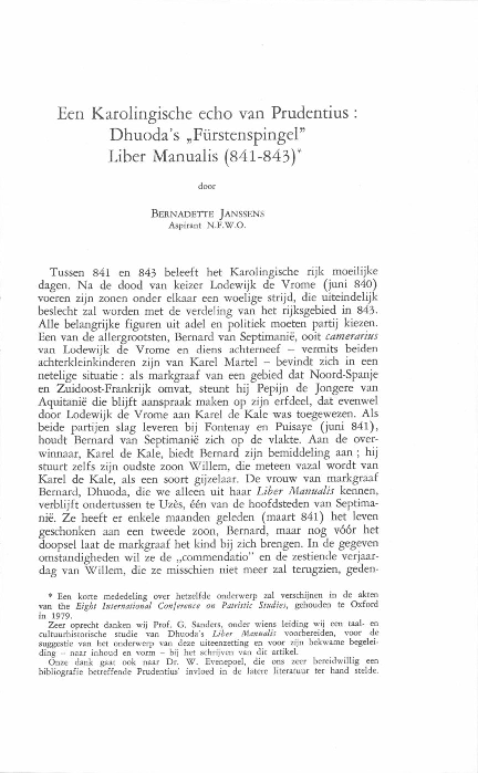 (PDF) Een Karolingische echo van Prudentius