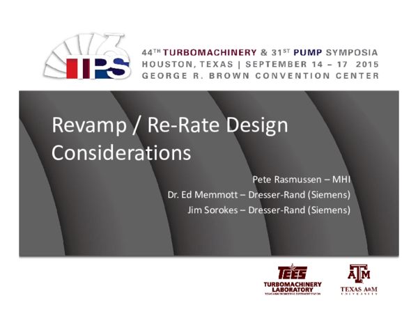 (PDF) Revamp/Re-Rate Design Considerations