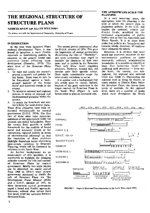 (PDF) The regional structure of structure plans