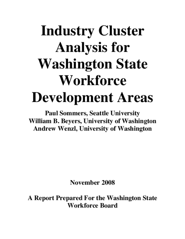 (PDF) A Report Prepared For the Washington State