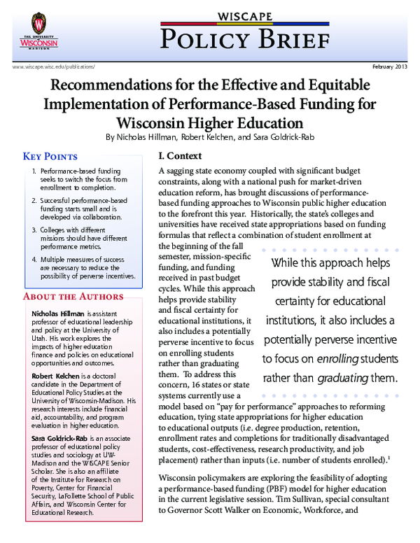 (PDF) Recommendations for the Effective and Equitable Implementation of ...