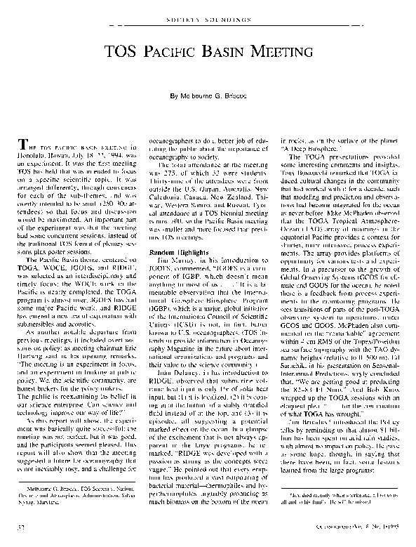(PDF) TOS Pacific Basin Meeting