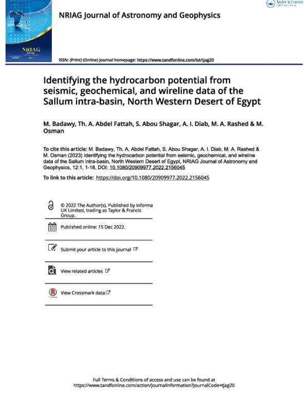 Pdf Identification Of Subsurface Characterization And Geomodeling
