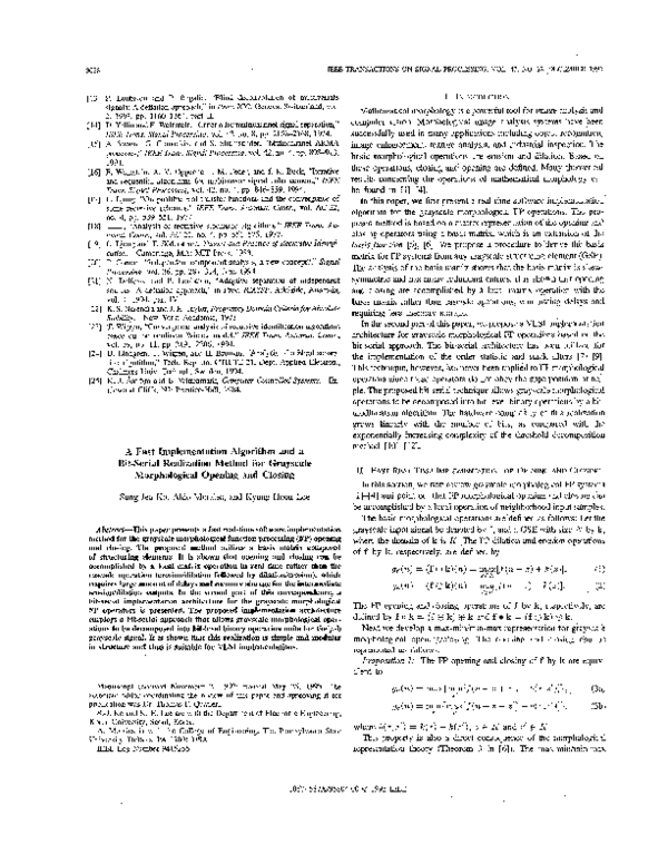 (PDF) A fast implementation algorithm and a bit-serial realization method for grayscale ...