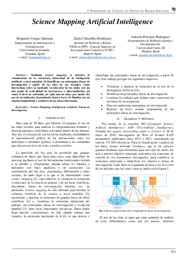 (PDF) Science Mapping Artificial Intelligence
