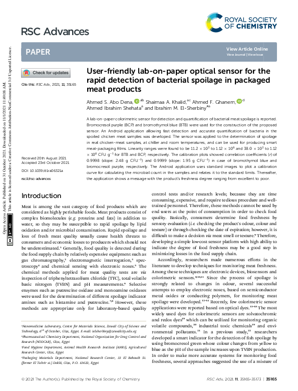 (PDF) User-friendly lab-on-paper optical sensor for the rapid detection ...