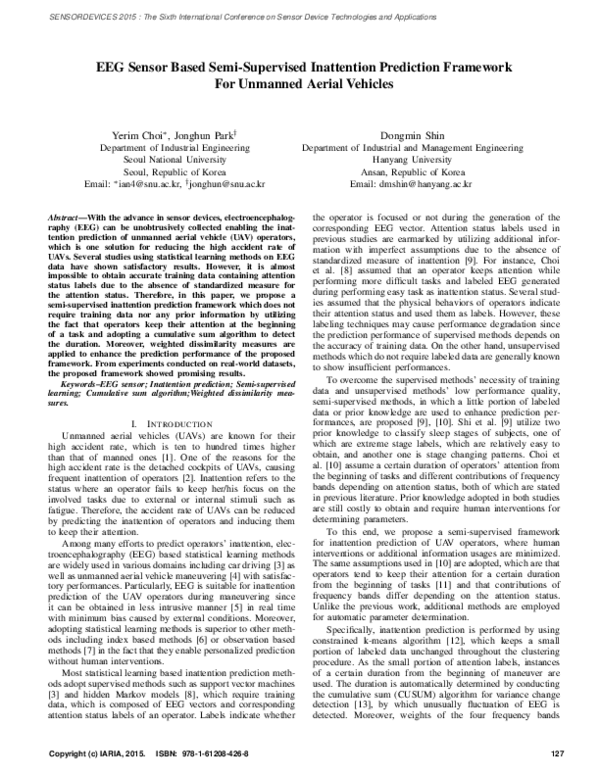 (PDF) EEG Sensor Based Semi-Supervised Inattention Prediction Framework For Unmanned Aerial Vehicles