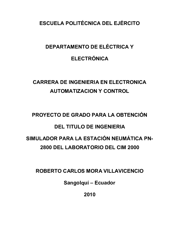 (PDF) Simulador para la estación neumática PN-2800 del laboratorio del ...