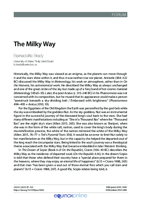 (PDF) Milky Way
