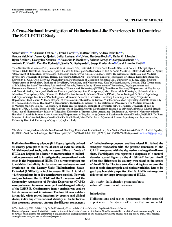 (PDF) A Cross-National Investigation of Hallucination-Like Experiences ...