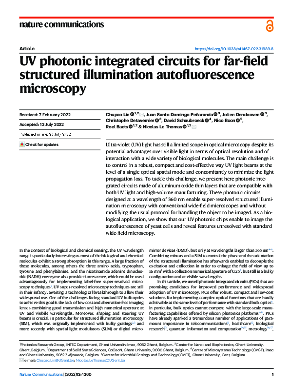 (PDF) UV photonic integrated circuits for far-field structured ...