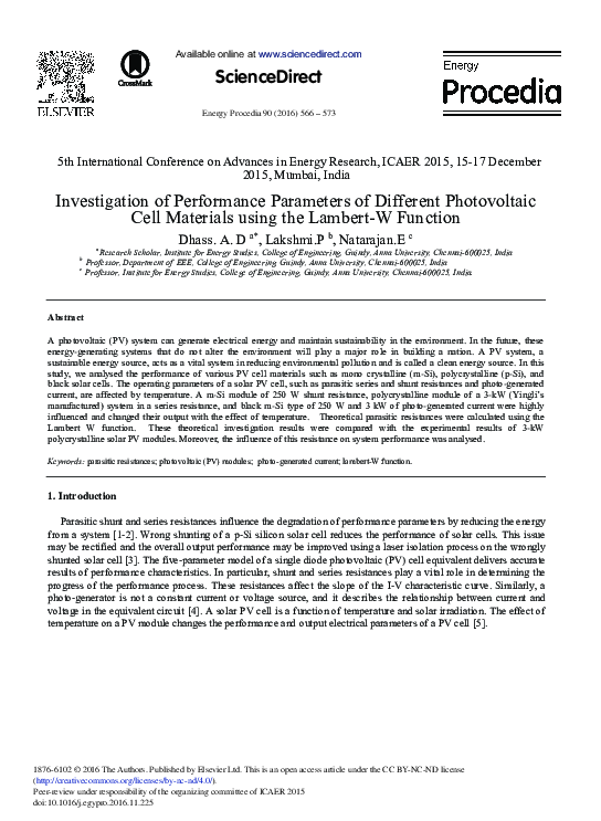(PDF) Investigation of performance parameters of different wearable ...