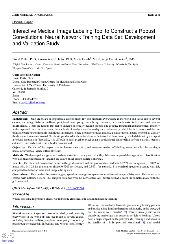 Interactive Medical Image Labeling Tool to Construct a Robust Convolutional Neural Network ...
