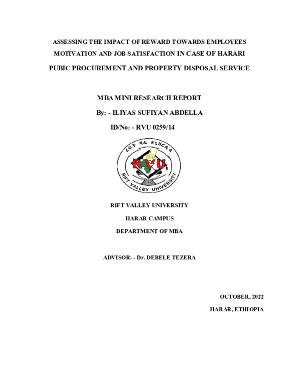 (DOC) Mini Research Report (3) (2)