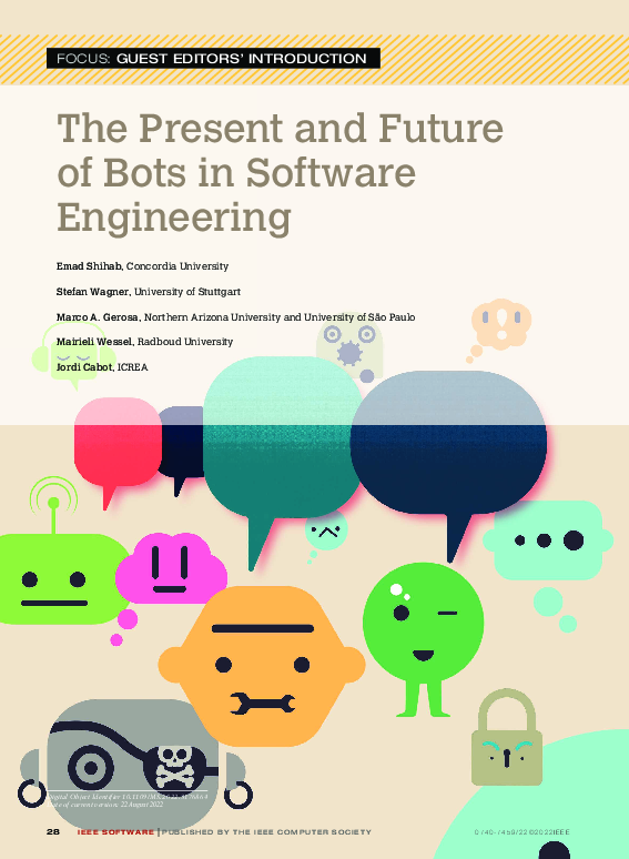 (PDF) The Present and Future of Bots in Software Engineering