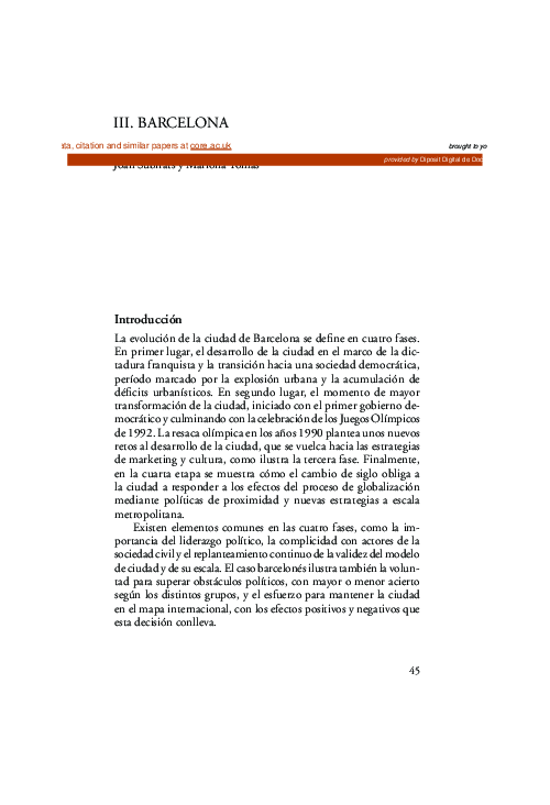 (PDF) Barcelona