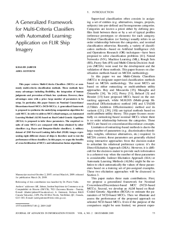 (PDF) A Generalized Framework for . . . Imagery