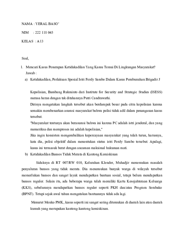 (DOC) NAMA : YERAL BASO' | Yeral V - Academia.edu