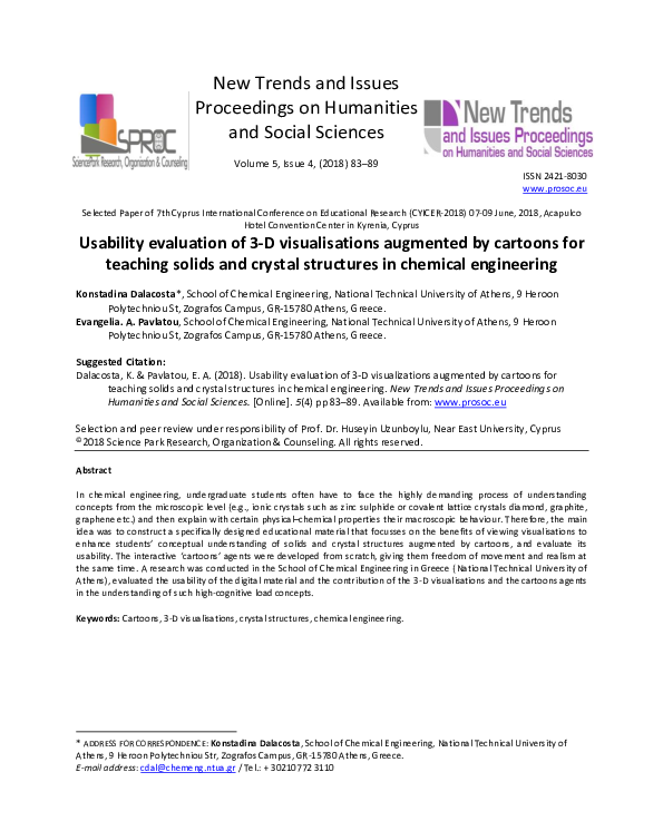 (PDF) Usability evaluation of 3-D visualisations augmented by cartoons ...