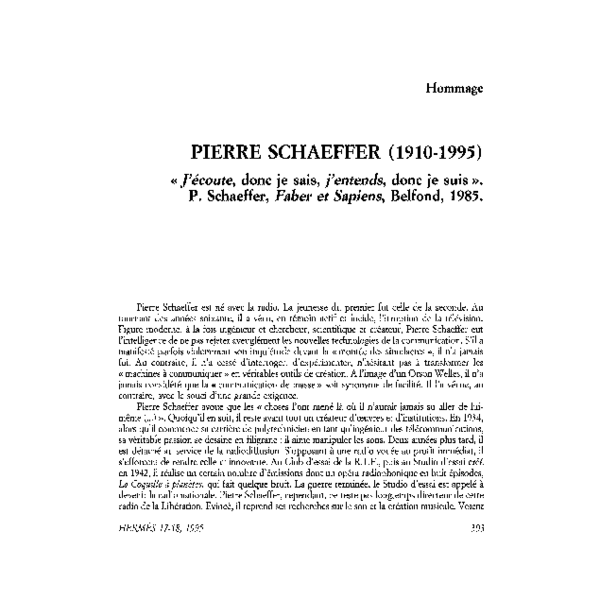 (PDF) Pierre Schaeffer (1910-1995)