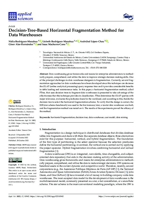 (PDF) Decision-Tree-Based Horizontal Fragmentation Method for Data ...