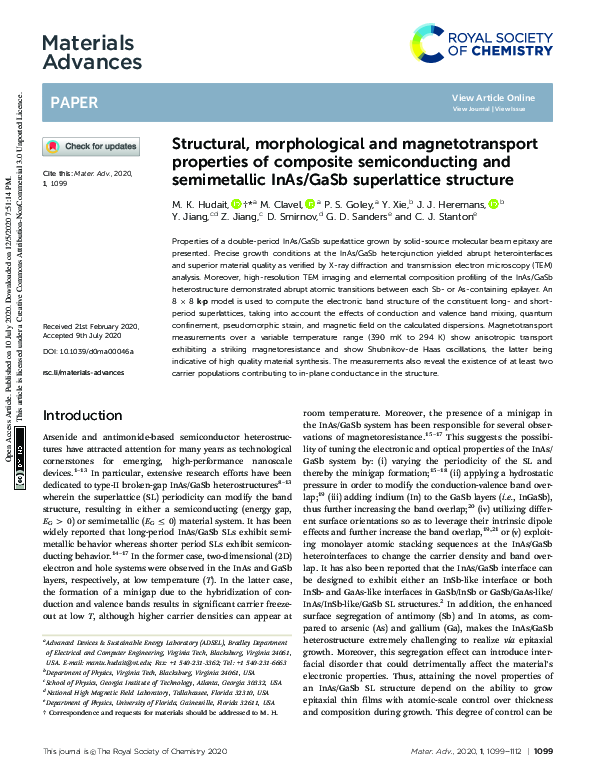 (PDF) Structural, morphological and magnetotransport properties of composite semiconducting and ...