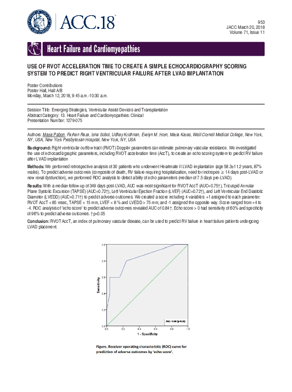 (PDF) Use of Rvot Acceleration Time to Create a Simple Echocardiography ...