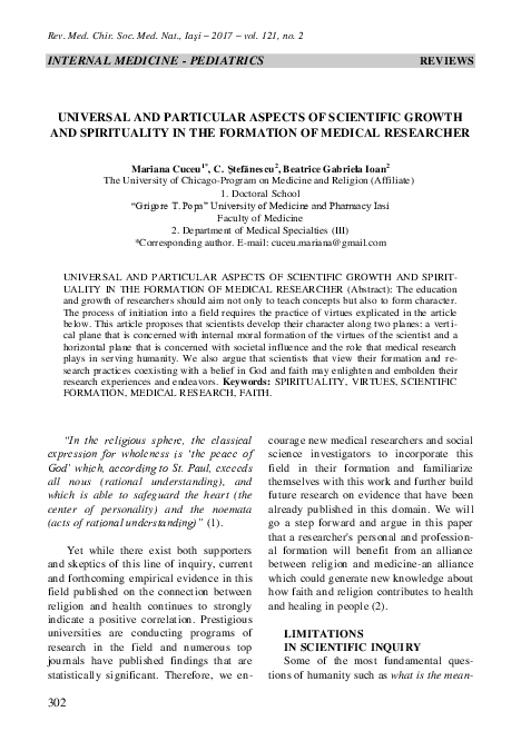 (PDF) Universal and Particular Aspects of Scientific Growth and ...