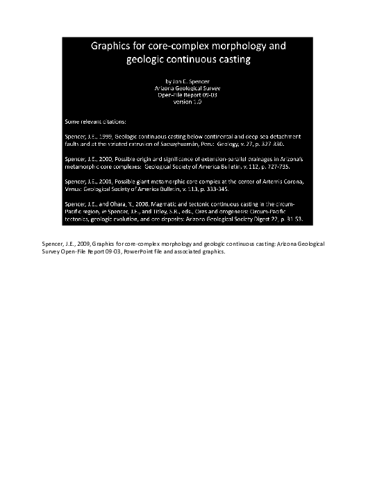 (PDF) Graphics for core-complex morphology and geologic continuous casting