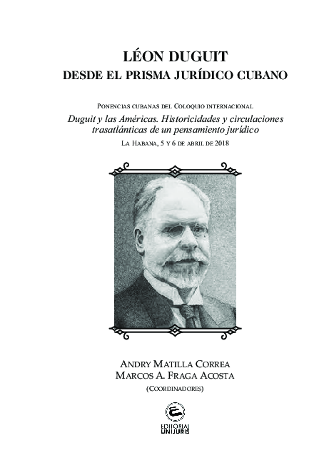 (PDF) La noción del Estado en Léon Duguit y el nuevo constitucionalismo ...