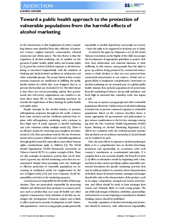 (PDF) Toward a public health approach to the protection of vulnerable ...