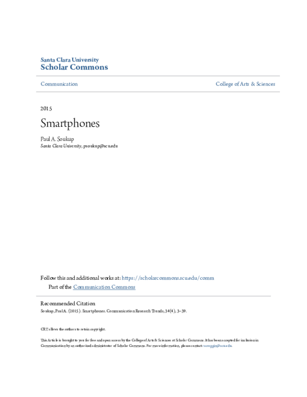 (PDF) Smartphones