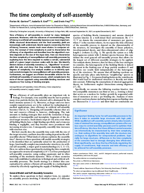 (PDF) The time complexity of self-assembly