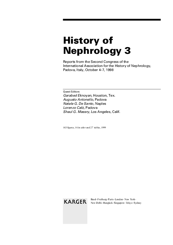 (PDF) History of Nephrology 3