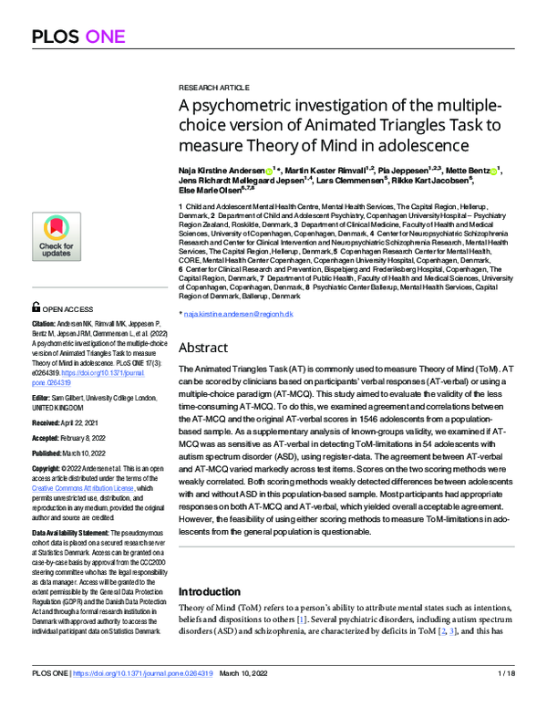 (PDF) A psychometric investigation of the multiple-choice version of ...